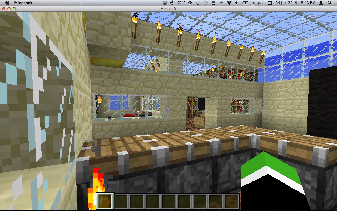 Wooden Mansion Boardwalk and Town (Creative) Minecraft Map