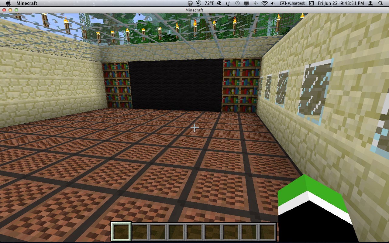 Wooden Mansion Boardwalk and Town (Creative) Minecraft Map