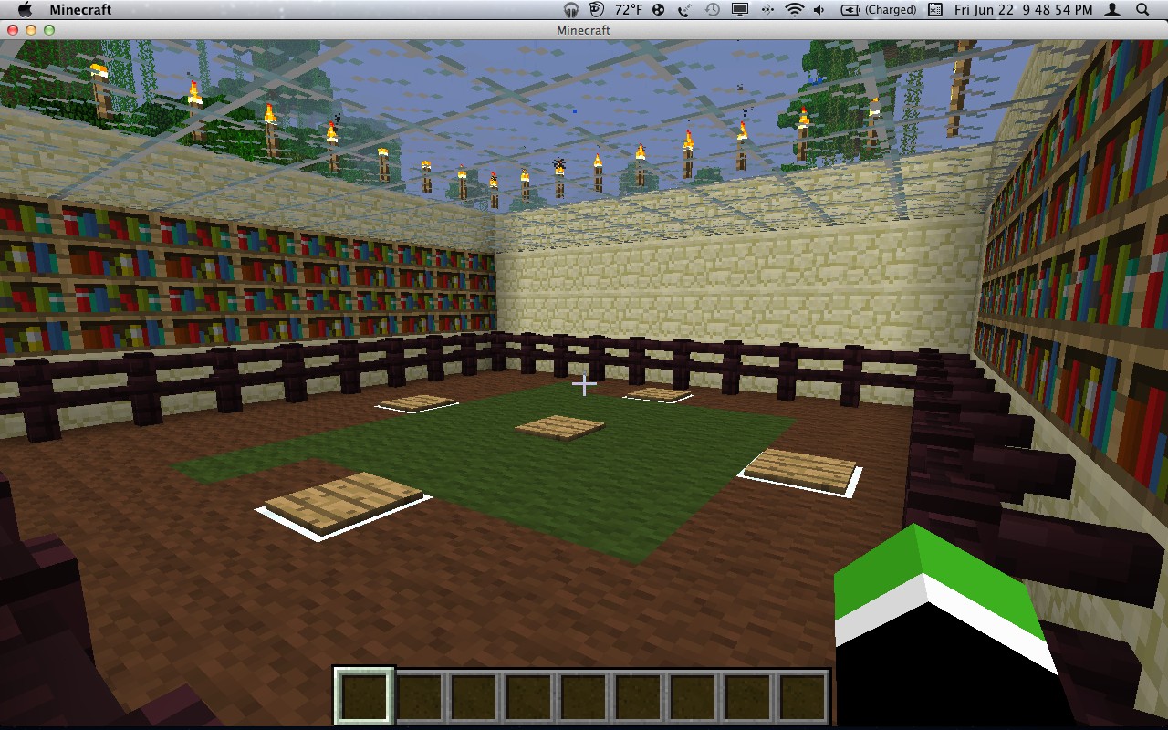 Wooden Mansion Boardwalk and Town (Creative) Minecraft Map