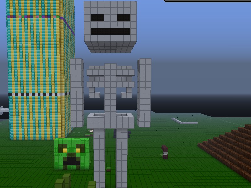 Skeleton Minecraft Map