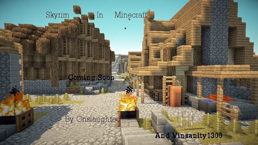 Skyrim In Minecraft! [By Vinsanity1300 and Onslaughted] Minecraft Map