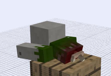 DayZ minecraft mob: Crawler zombie! Version 1 & 2 Minecraft Map