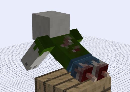 DayZ minecraft mob: Crawler zombie! Version 1 & 2 Minecraft Map