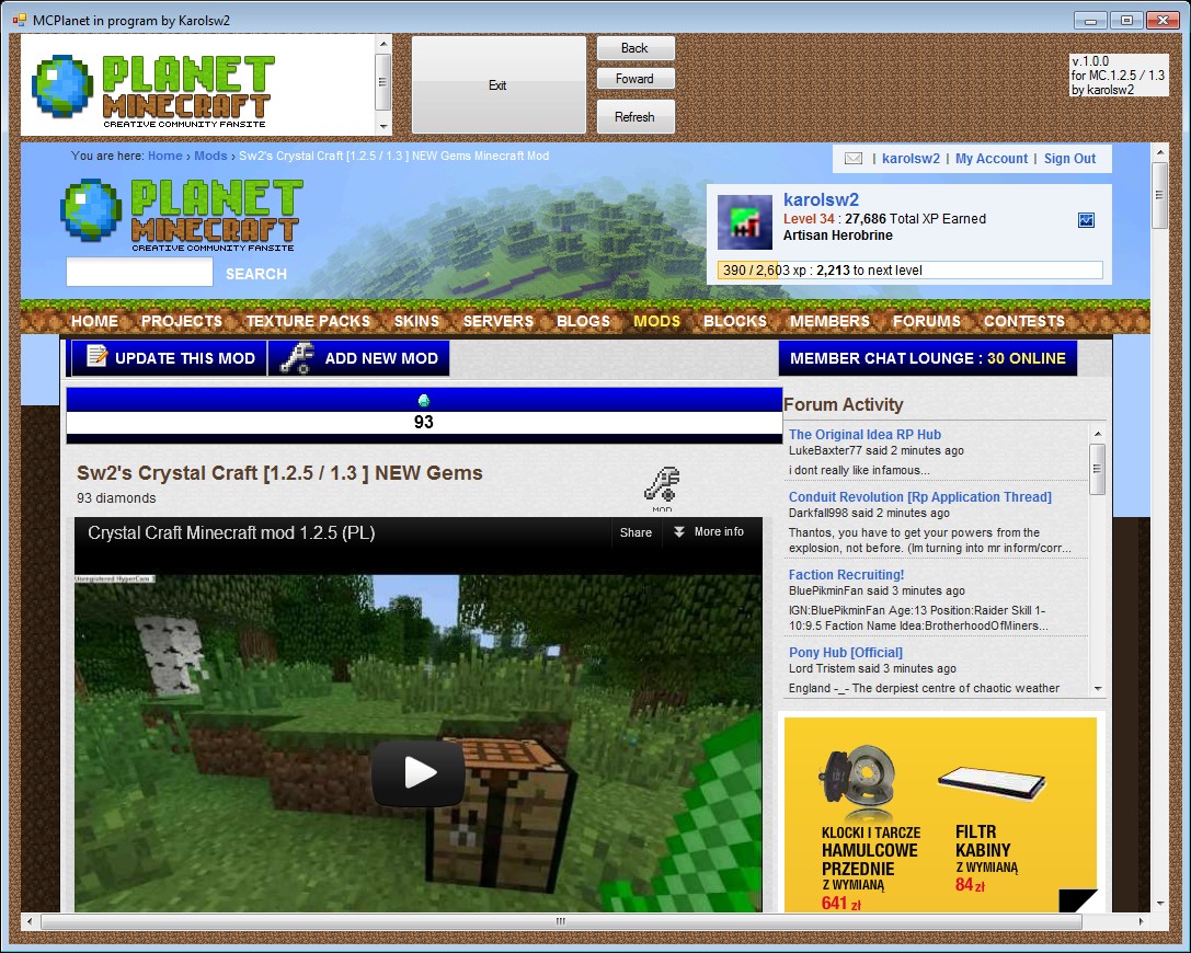 [Program]PlanetMC in Program! Minecraft Map