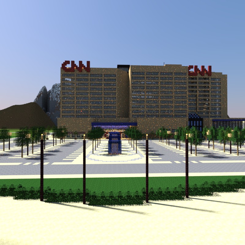 CNN Center replica (Atlanta,Ga) Minecraft Map