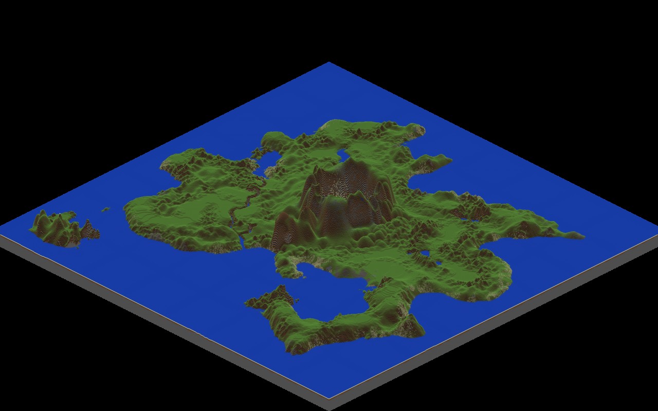Custom Island Terrain - WiP Minecraft Map