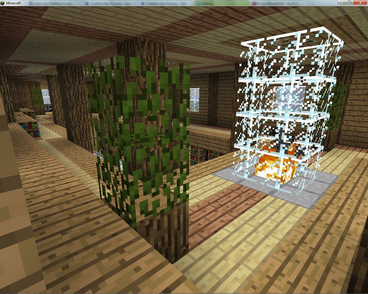 Spaceship inspired house! Minecraft Map