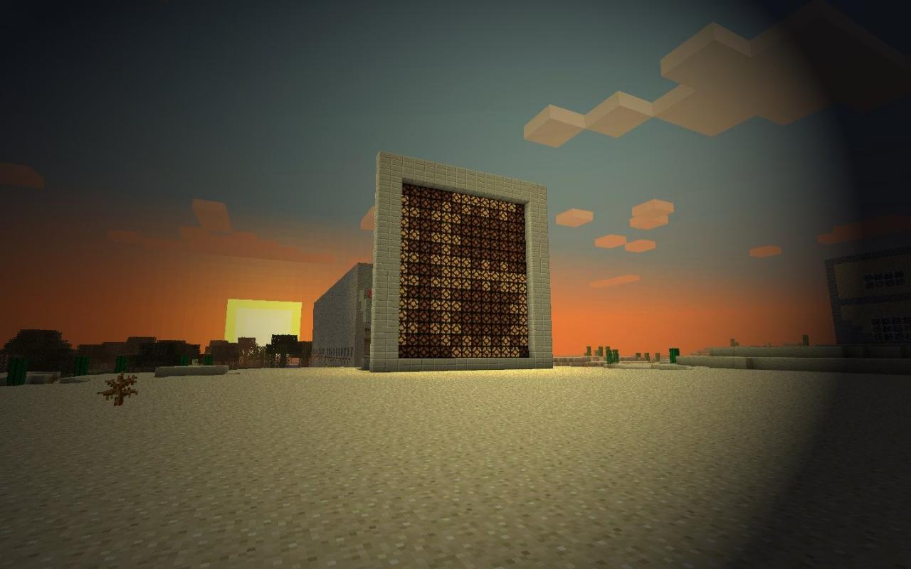 Digital display / Wyświetlacz cyfrowy Minecraft Map