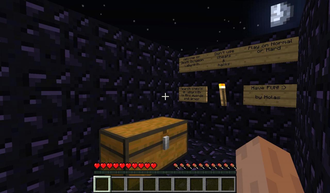 Death Dungeon Labyrinth Minecraft Map