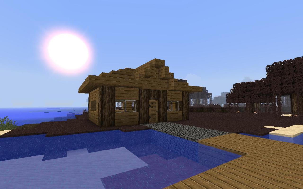 Classic Wooden Bungalow Minecraft Map