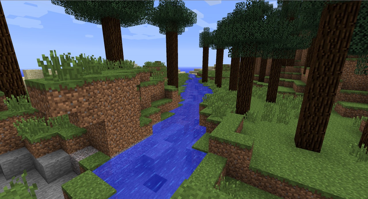 Orphan River Mountain Range (WIP custom terrain) Minecraft Map