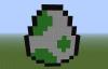 8 - bit and 3D Yoshi egg Minecraft Map