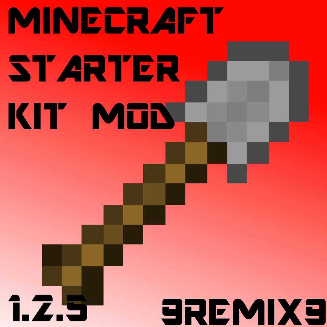 [1.2.5] Single Player Starting Kits Minecraft Mod