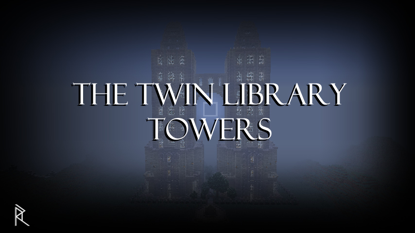 The Twin Library Towers Minecraft Map
