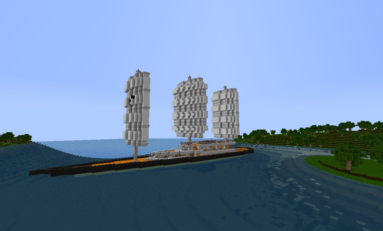 Maltese Falcon - Sailing Superyacht Minecraft Map