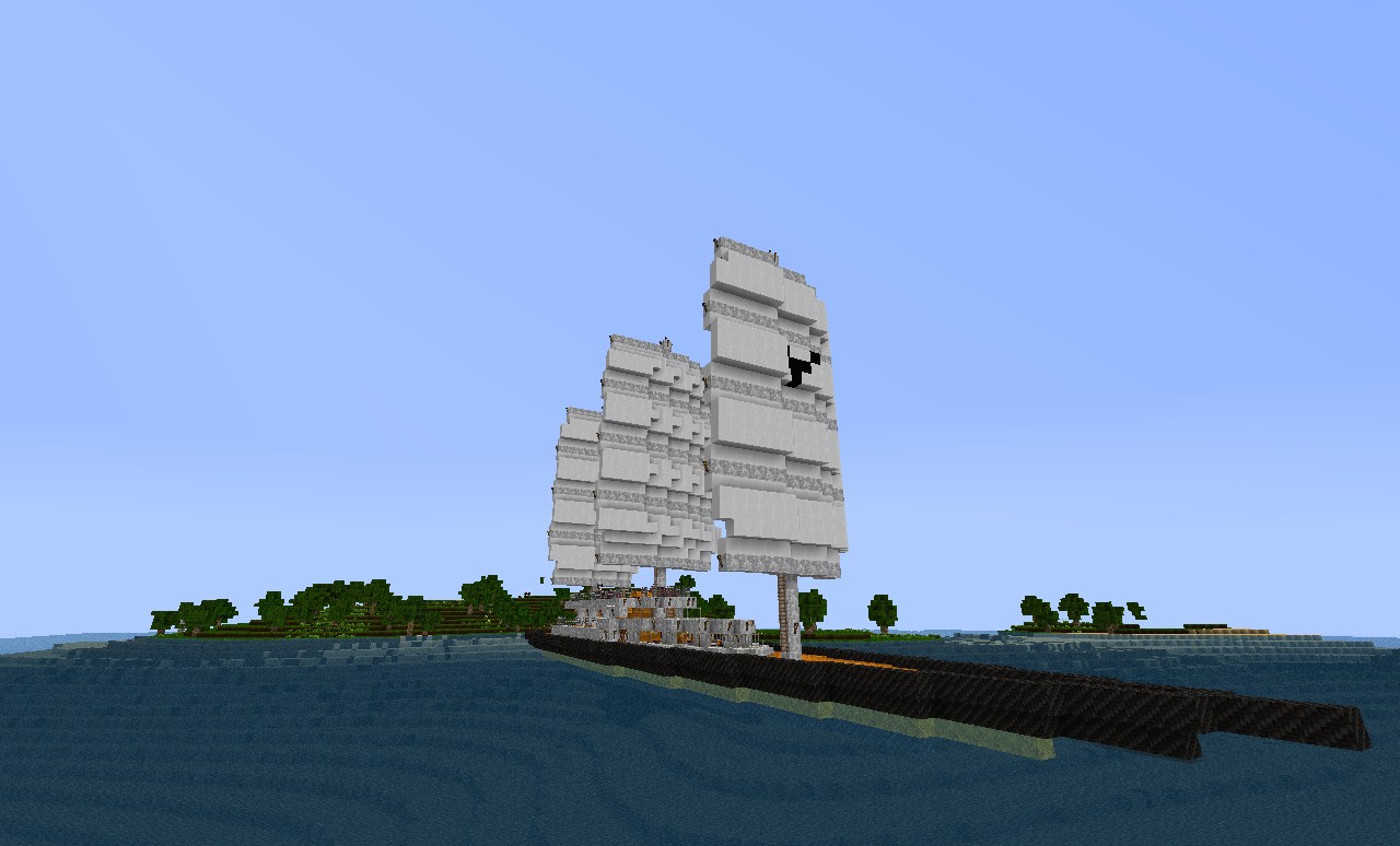Maltese Falcon - Sailing Superyacht Minecraft Map