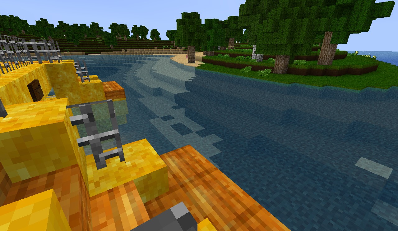 Les Ailes d'Or - Sailing Catamaran Superyacht Minecraft Map