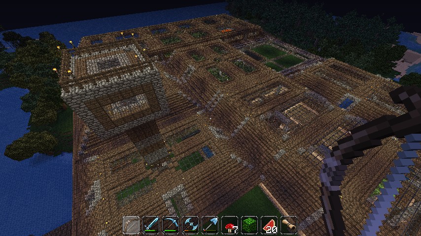Gery`s Huge inside farms Minecraft Map