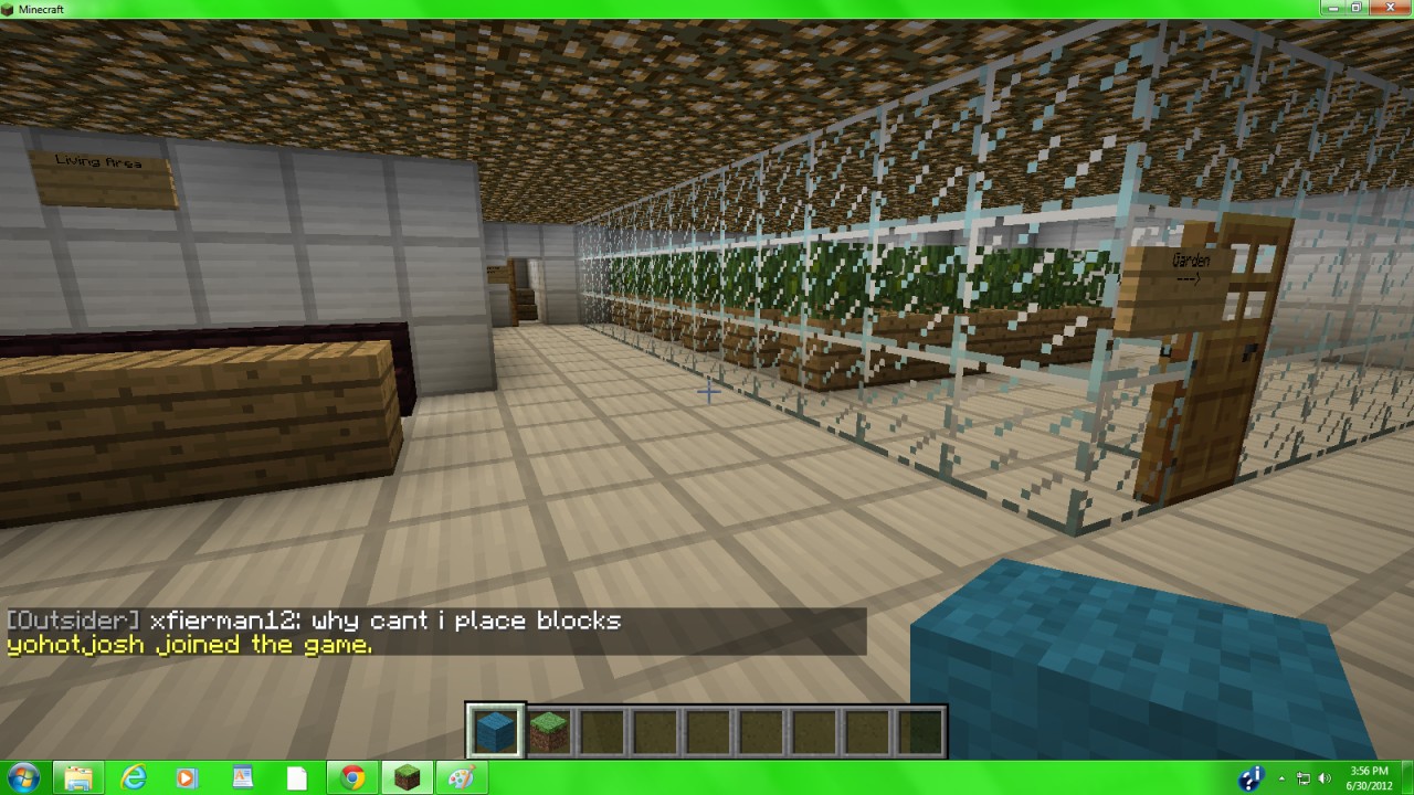 Town with underground fallout facility Minecraft Map