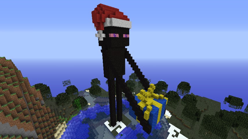 Giant Enderman (For the Holidays) Minecraft Map