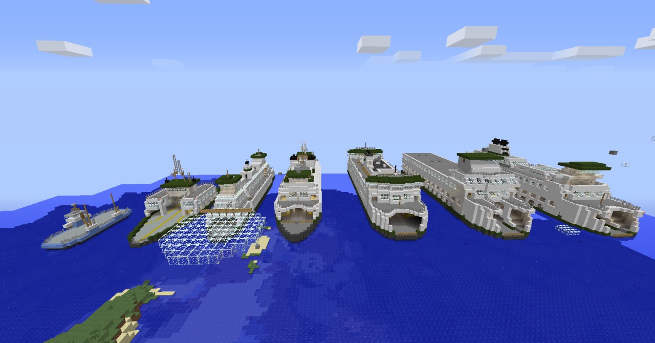 Washington State Ferry -【MV.Evergreen State】 Minecraft Map