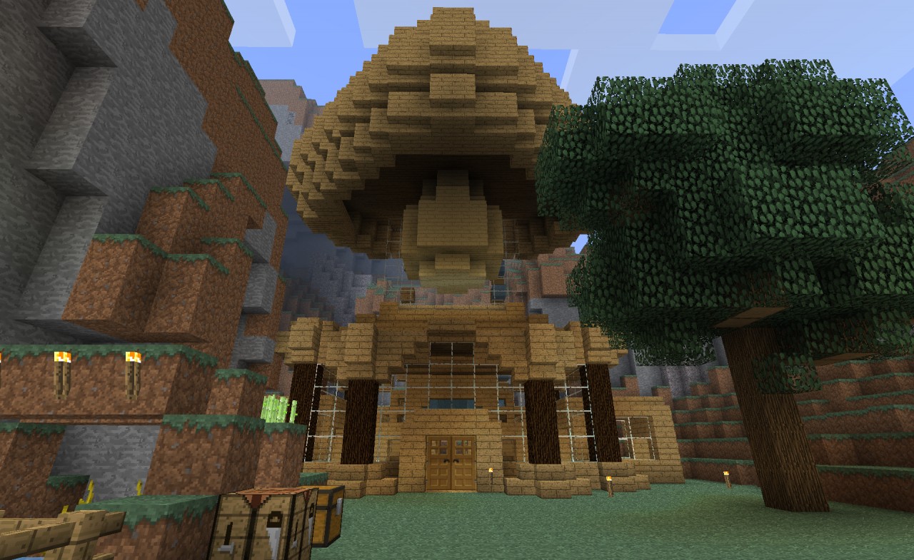The mushroom kingdom Minecraft Map