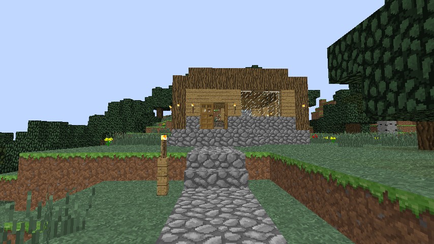 Simple survival world. Minecraft Map