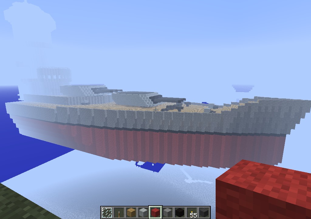 U.S.S. Iowa Minecraft Map