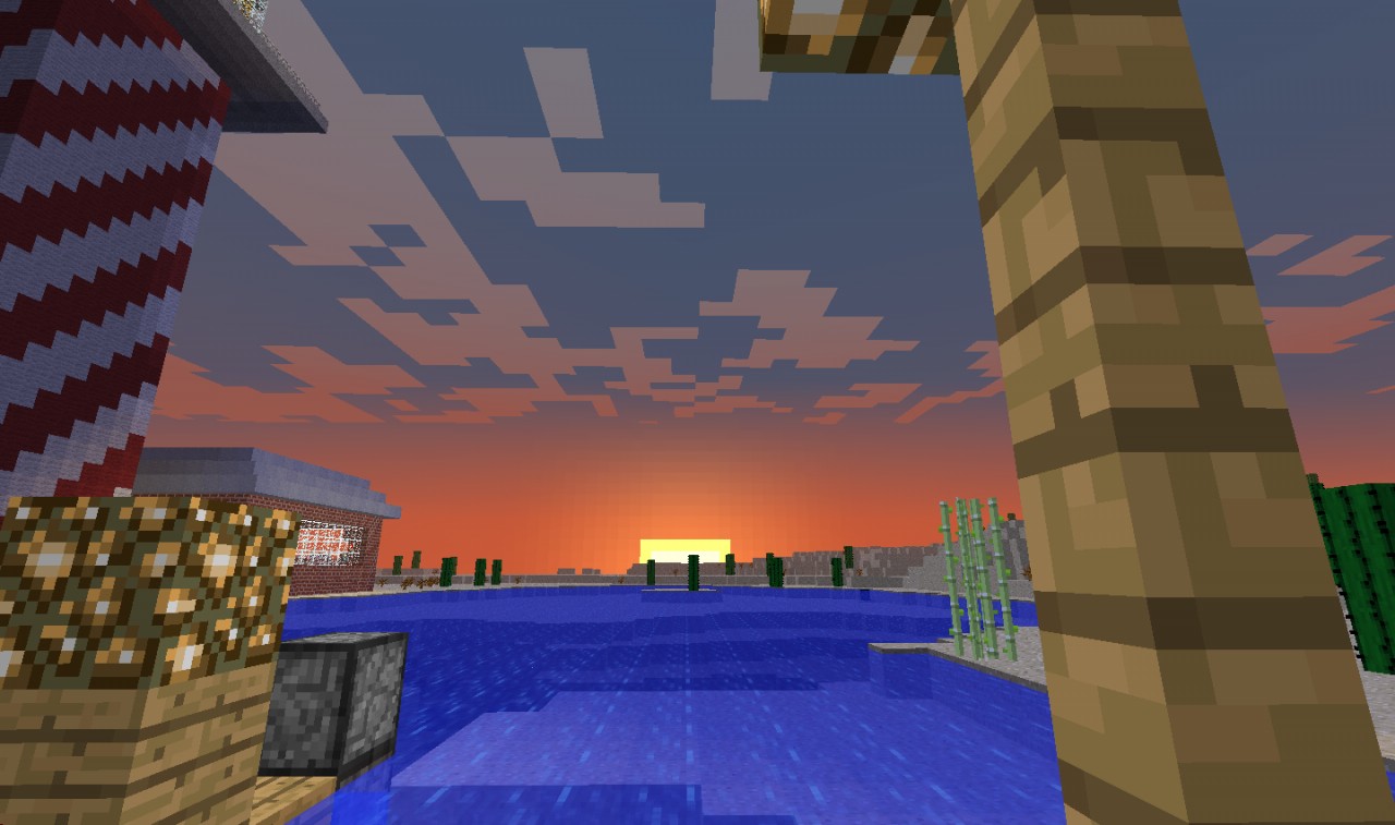 Beach town Minecraft Map