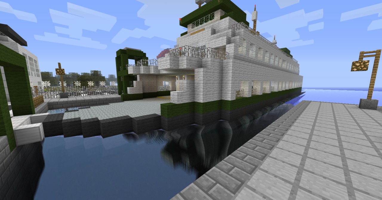 Washington State Ferry -【MV.Evergreen State】 Minecraft Map