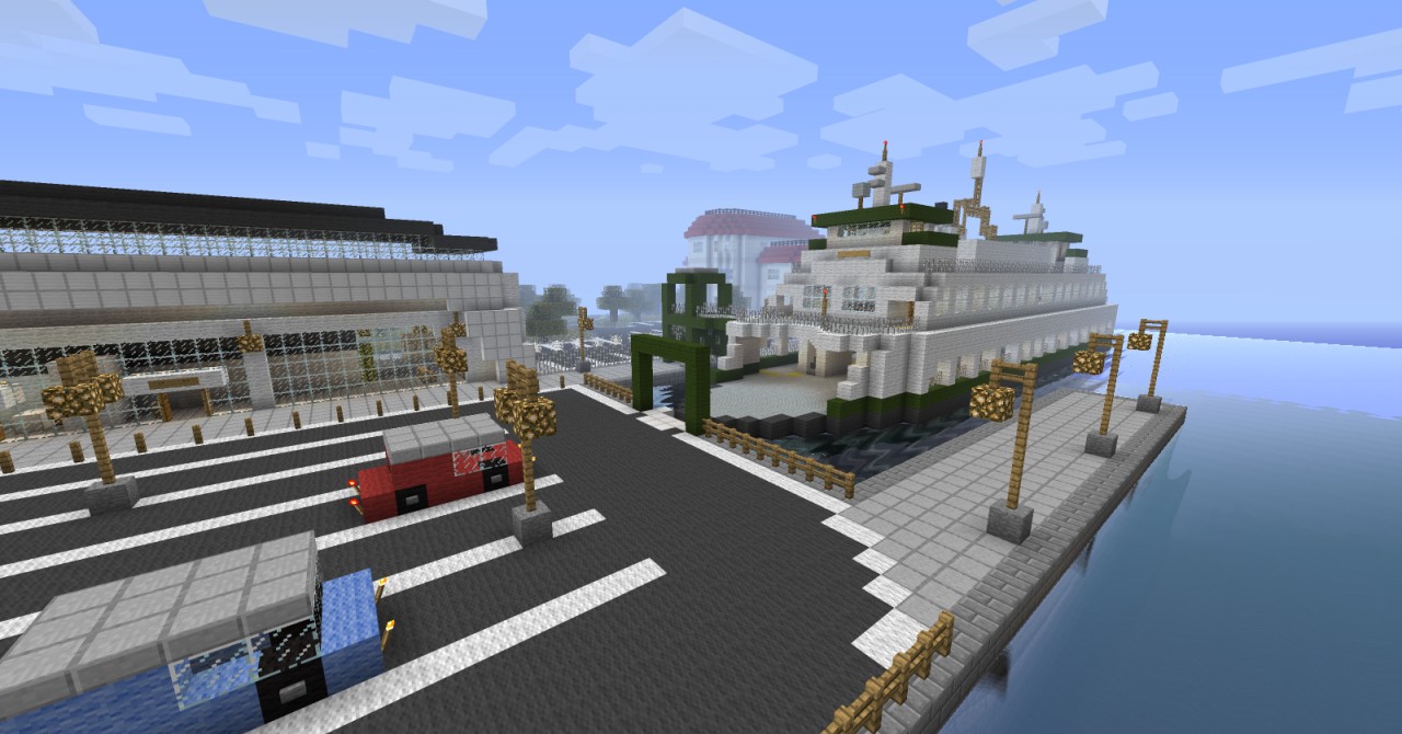 Washington State Ferry -【MV.Evergreen State】 Minecraft Map