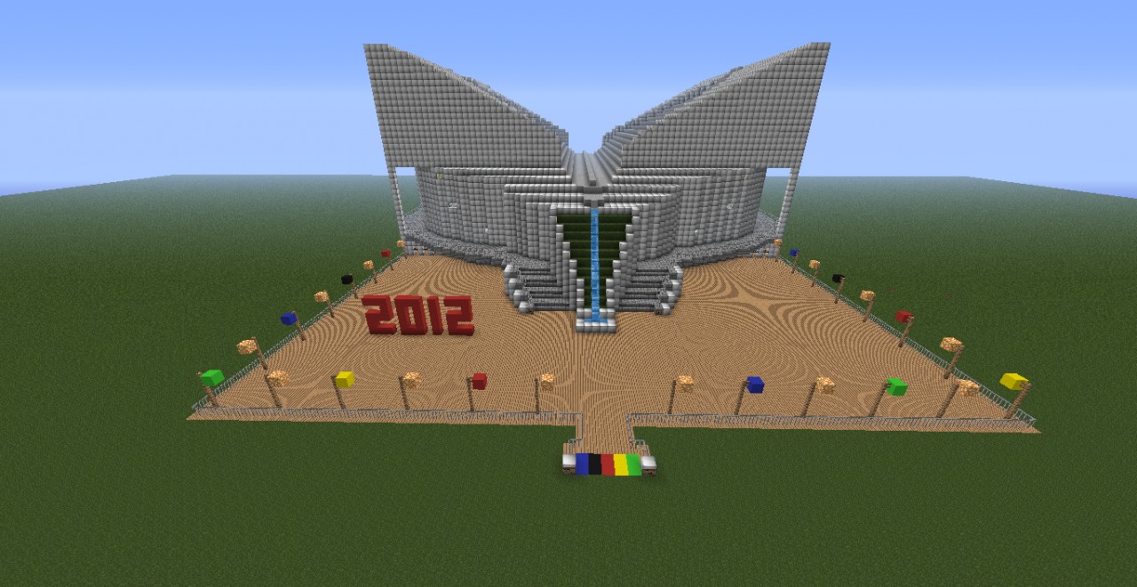 London 2012 Olympic Park Minecraft Map
