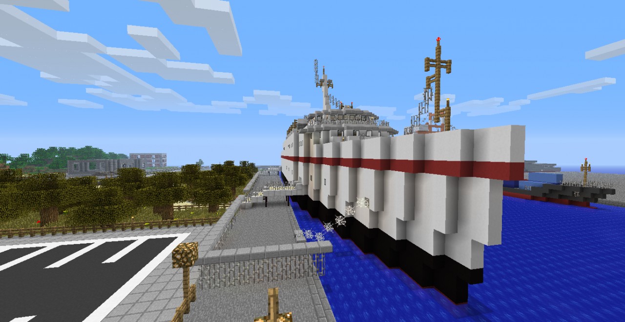 Black Ball Line Ferry -【MV.Chinook】 Minecraft Map