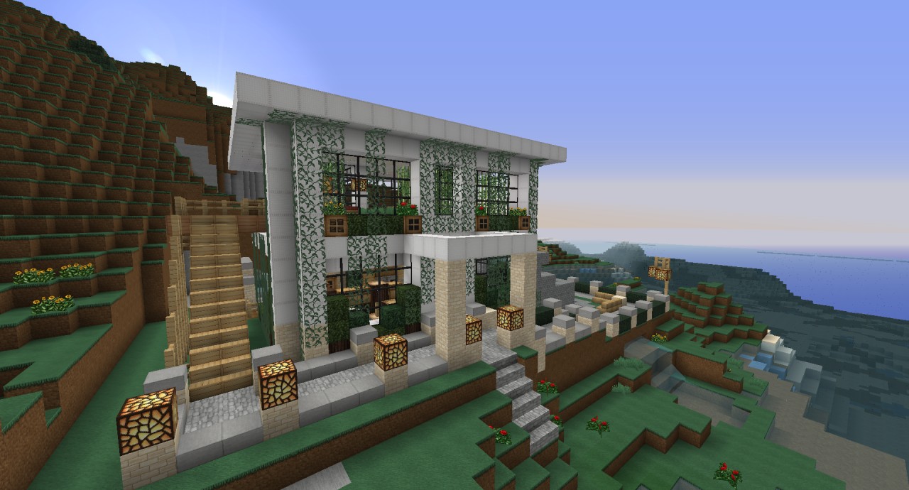 Xer0's Square Modern Home Minecraft Map