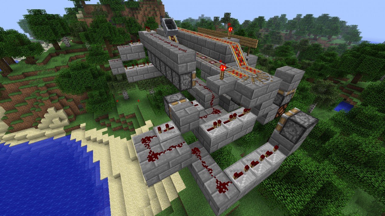 Compact button codelock (snapshot 12W 25A) Minecraft Map