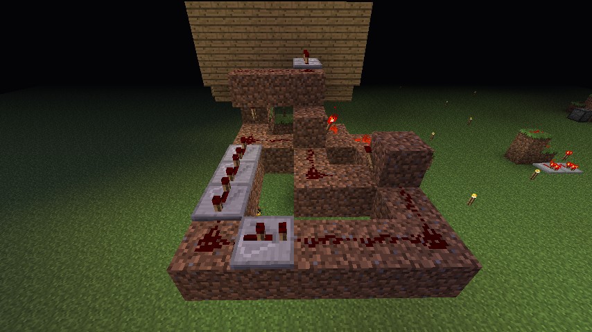 Self Resetting Lever (Seen in Bite-sized Minecraft!) Minecraft Map