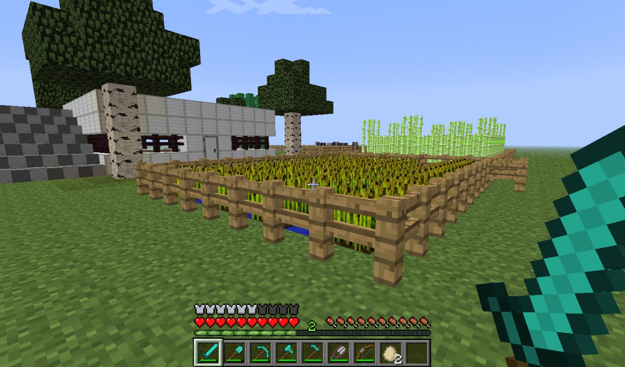 MINI FARMING HOME & VILLAGERS STORE Minecraft Map