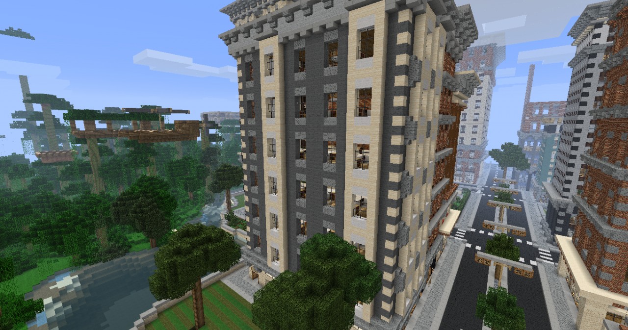 Downtown Offices and Apartments Minecraft Map
