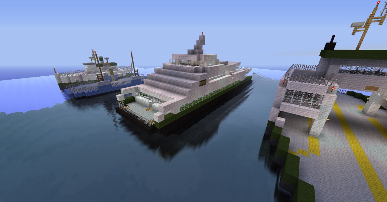Minecraft Washington State Ferry - 【MV.Chinook/Snohomish】 Minecraft Map