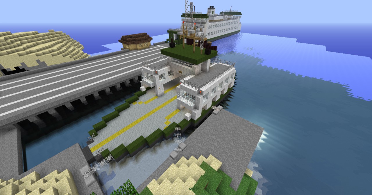 Washington State Ferry - 【MV.Hiyu】 Minecraft Map