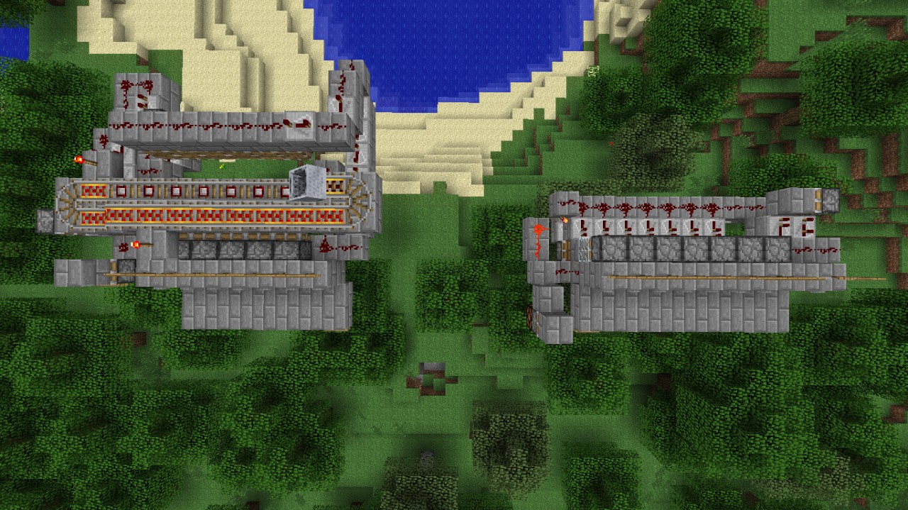 Compact button codelock ver. 2 (no snapshot needed) Minecraft Map