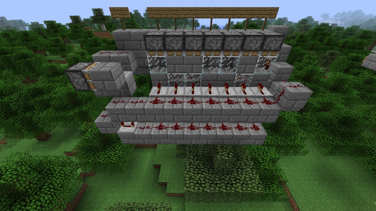 Compact button codelock ver. 2 (no snapshot needed) Minecraft Map