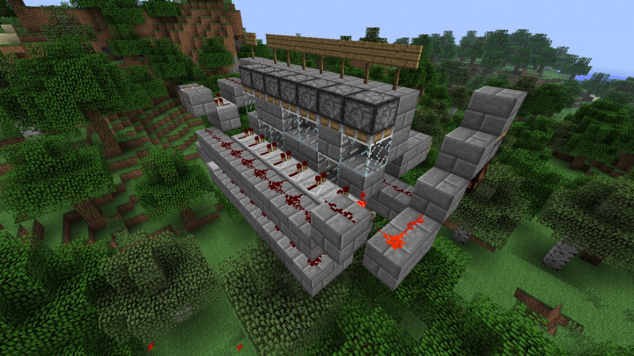 Compact button codelock ver. 2 (no snapshot needed) Minecraft Map