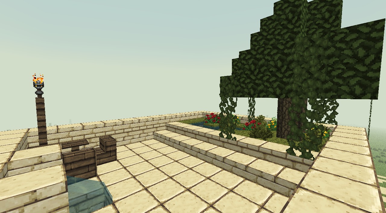 Villa Arabia-A Modern Desert House Minecraft Map