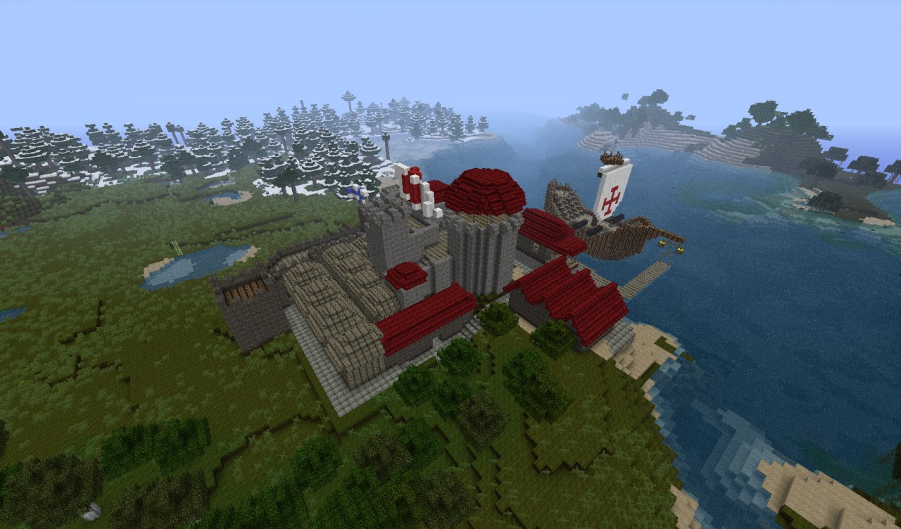 Port City: Work in Progress. Minecraft Map