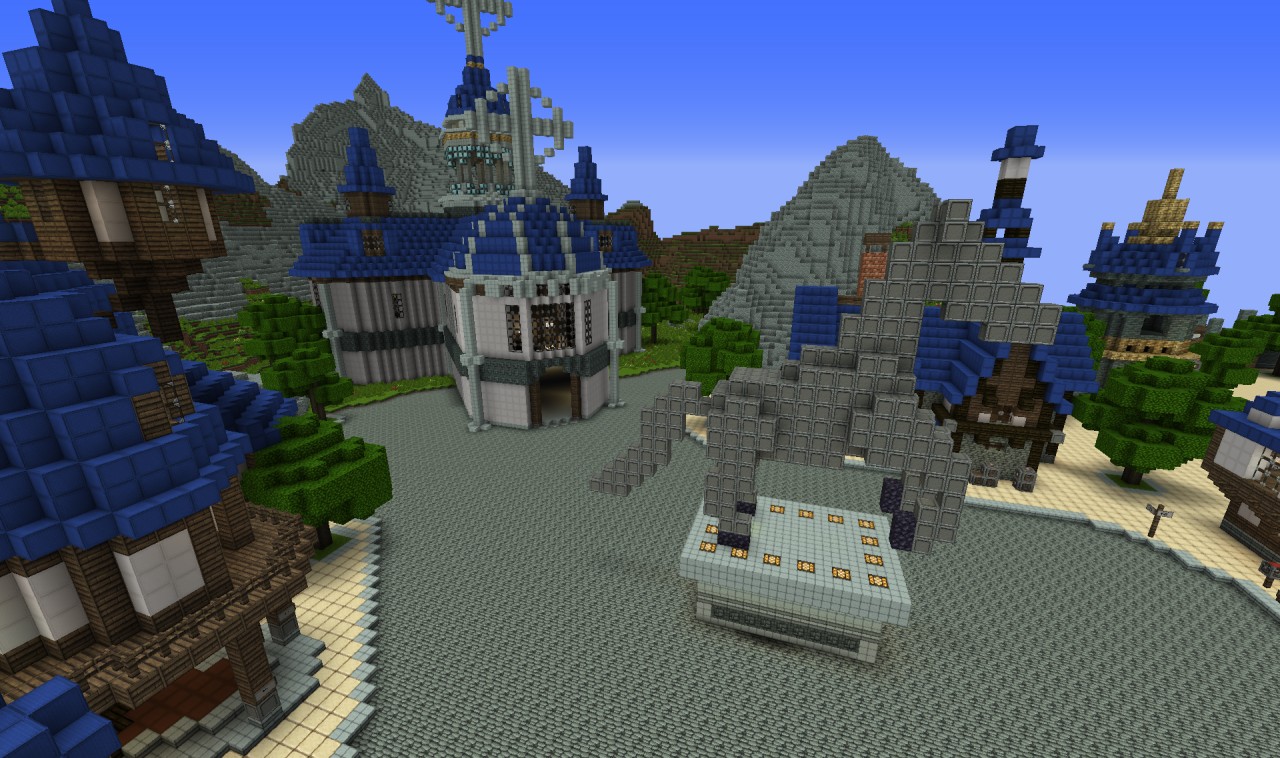 Ragnarok Online II - The Gate of the World - Prontera City Minecraft Map