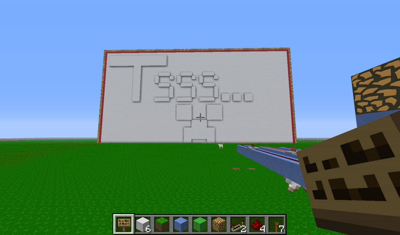BIG screen Minecraft Map
