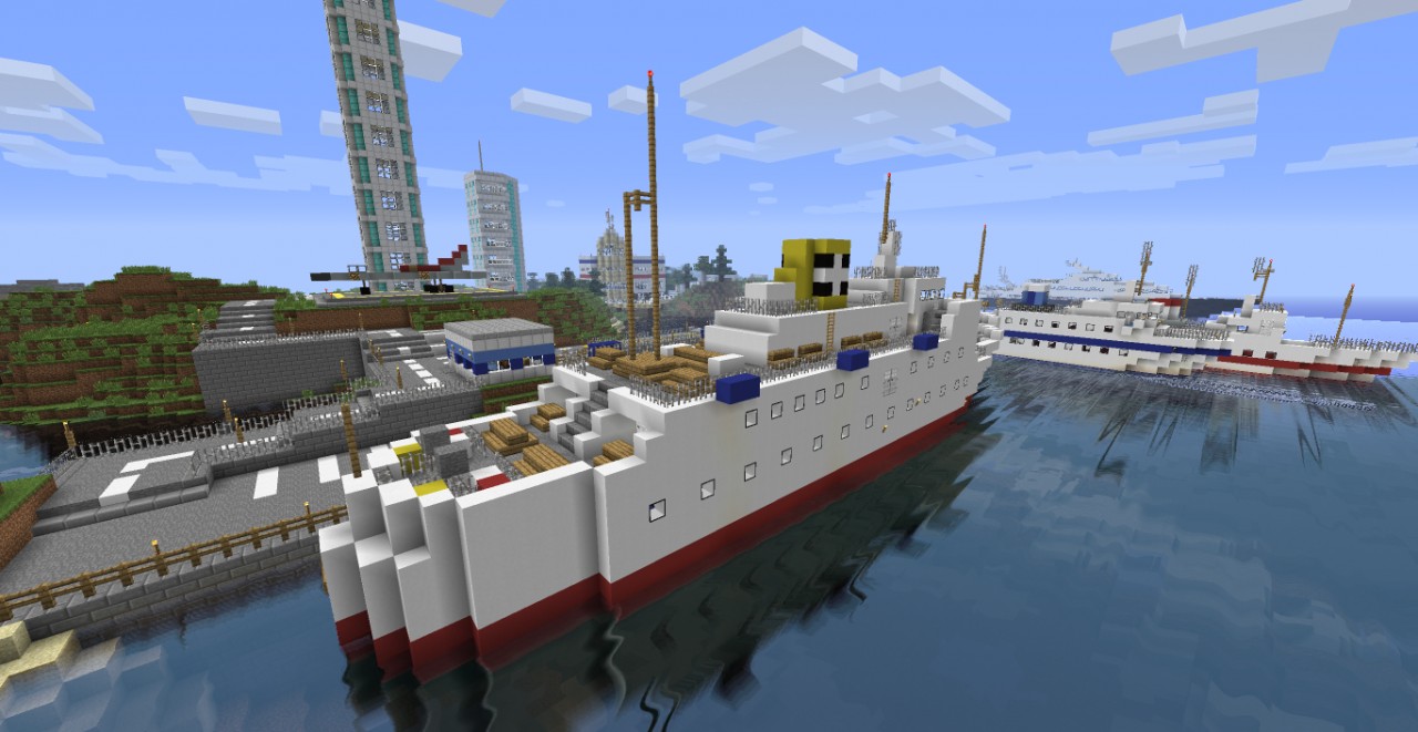 "Scillonian III" - A real life ferry! Minecraft Map