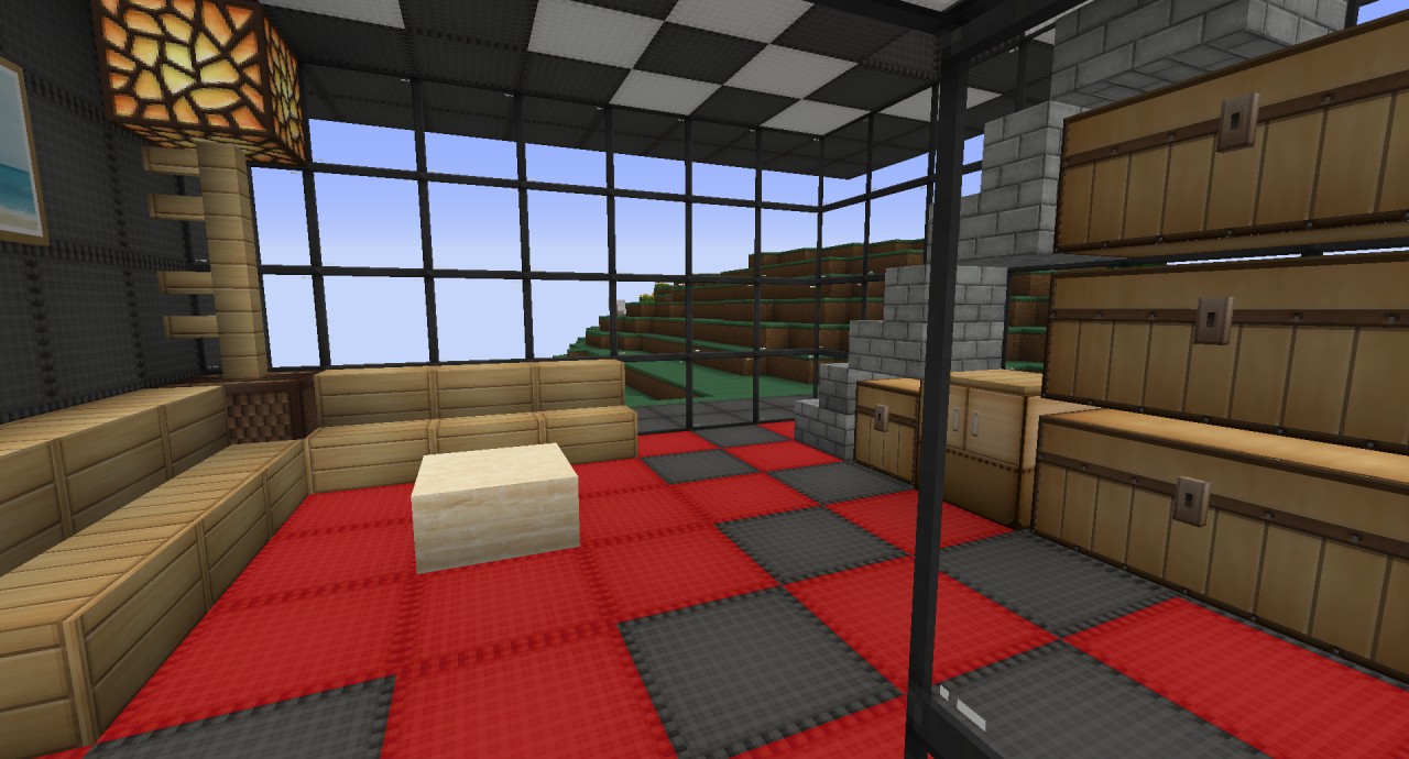 Stacked Modern Home Minecraft Map