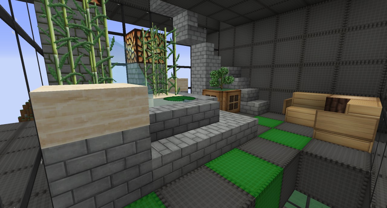 Stacked Modern Home Minecraft Map